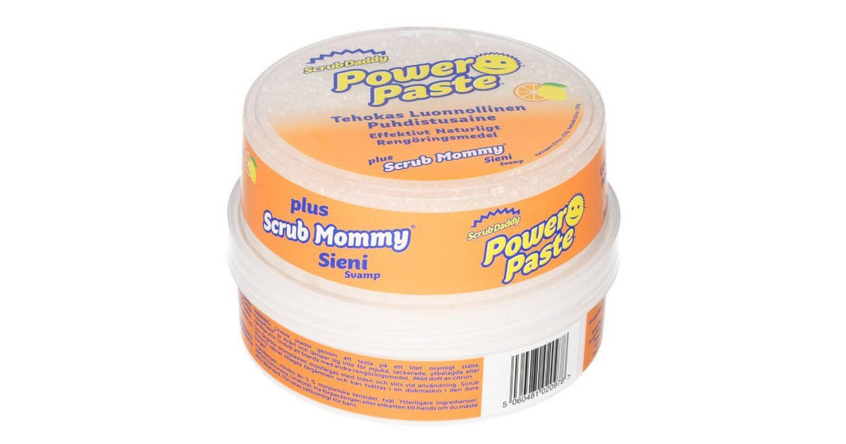Scrub Daddy Power Paste puhdistusaine ja Scrub Mommy sieni 250g