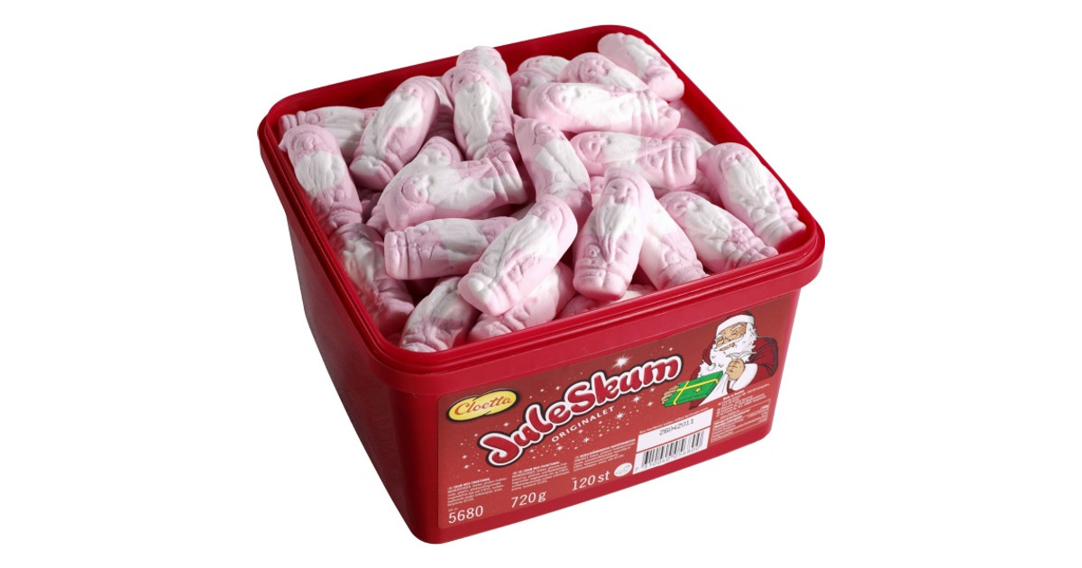 Cloetta Juleskum Skumtomtar Vaahtotontut 720g