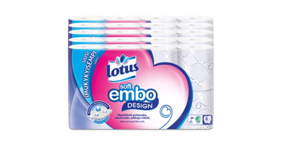 Lotus Embo Design Wc Paperi 40 Rll