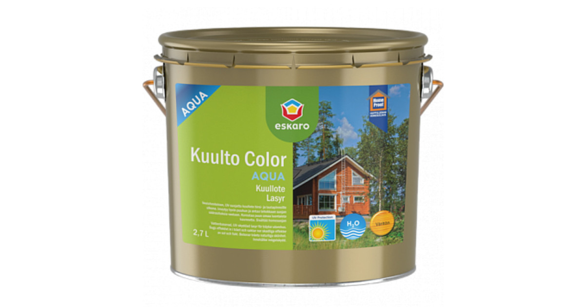Eskaro Aqua Kuulto Color Vesiohenteinen 0,9 - 9l