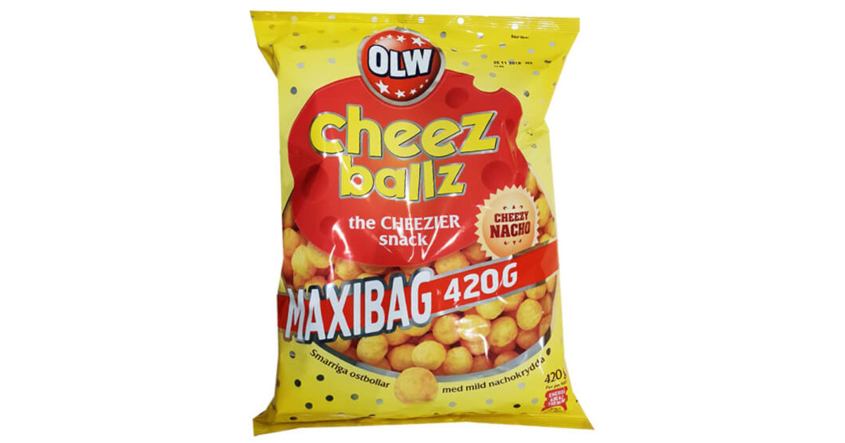 Olw Cheez Balls Maxibag 420g
