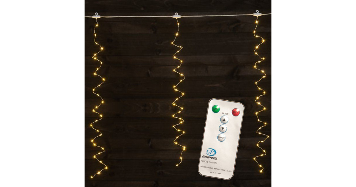 Finnlumor Hurrikaani Valoverho Lämmin valkoinen Ip44 2,7m 10x1,5m 300 ...