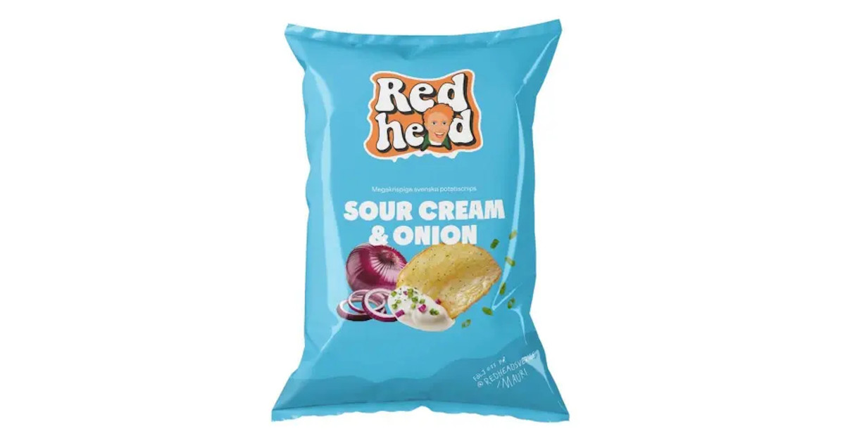 Redhead Chips Sourcream & Onion 150g