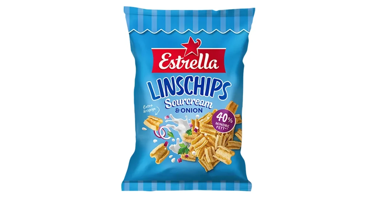 Estrella Linschips Sourcream & Onion 90g