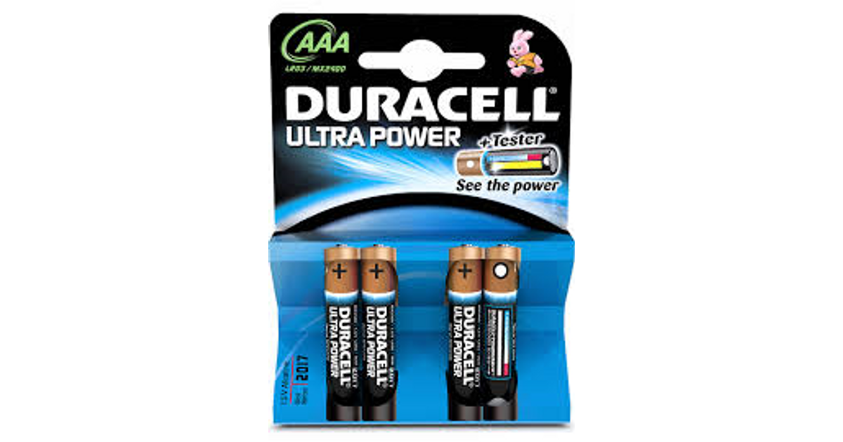 Duracell Ultra Power Paristo Aaa 4 Kpl