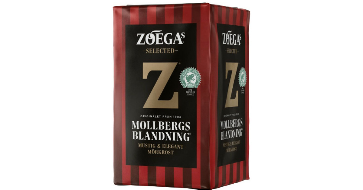 Zoega Mollbergs Blandning Tummapaahto Suodatin Kahvi 450g