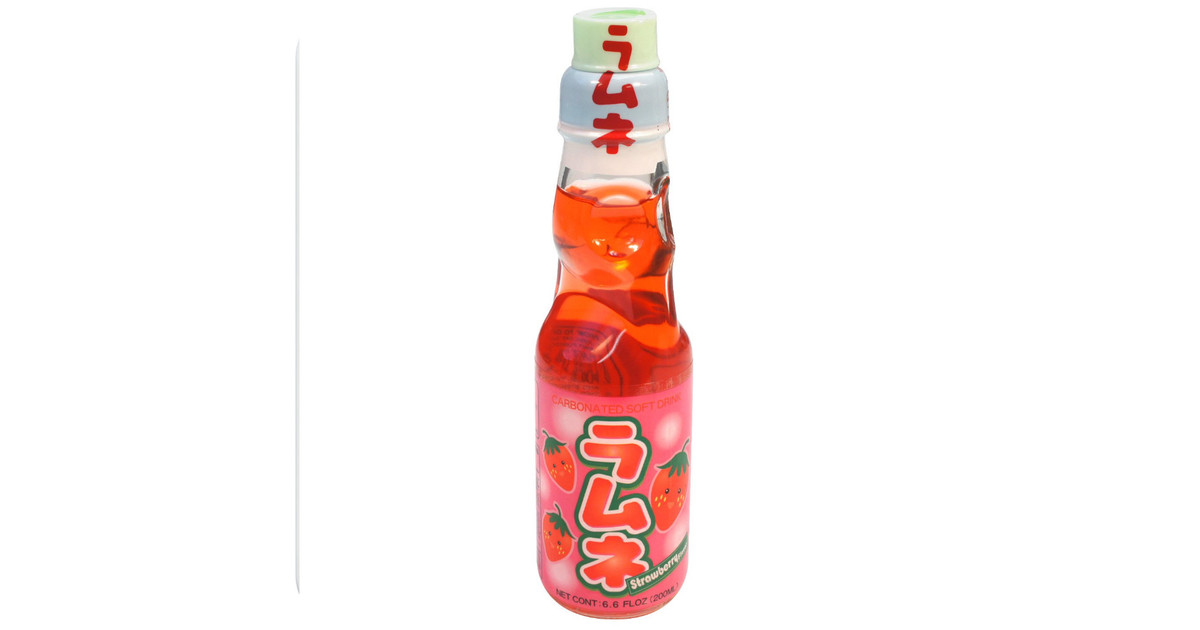 Ramune Hiilihapollinen Juoma Strawberry 200ml